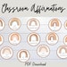 Boho Rainbow Classroom Affirmations Digital Downloads L - Etsy
