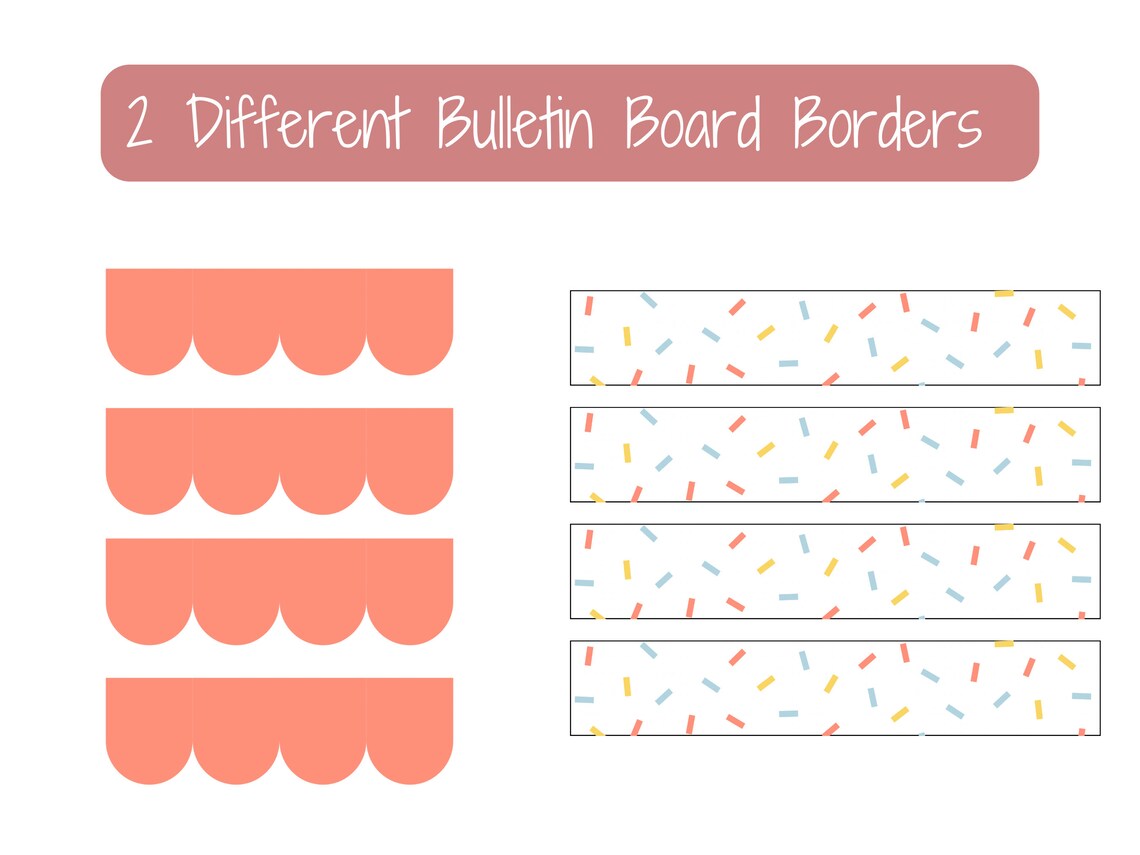 This Year Was Sweet Bulletin Board Kit EDITABLE Ice Cream - Etsy