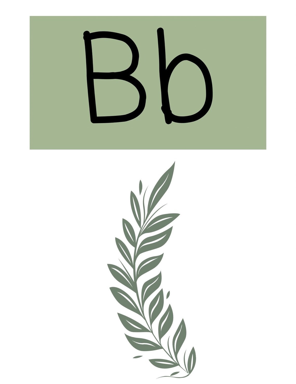 BOHO PLANT Alphabet Posters Neutral Rainbow Classroom Decor - Etsy