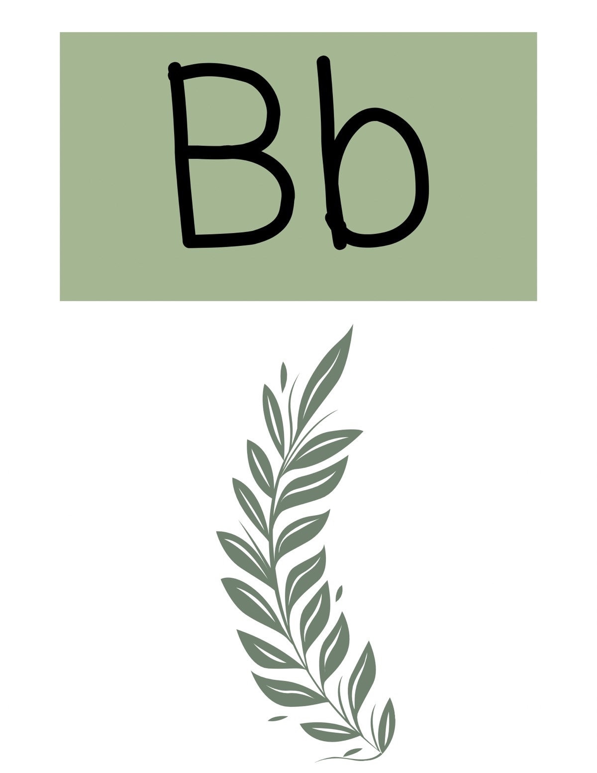 BOHO PLANT Alphabet Posters | Neutral Rainbow Classroom Decor | Digital ...