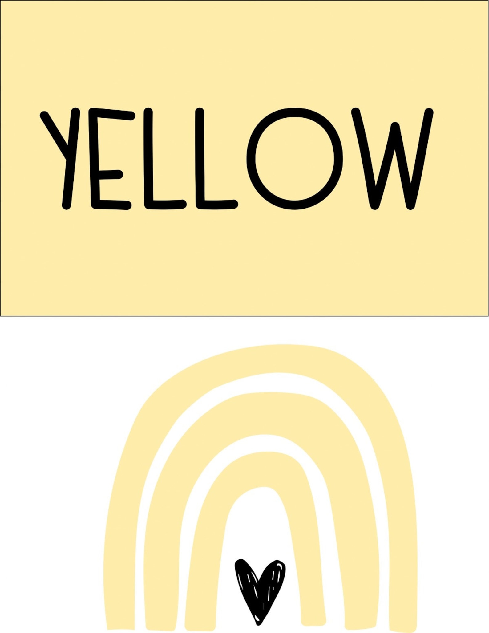 Boho Rainbow Color Posters Neutral Rainbow Classroom Decor - Etsy