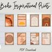 Set of 8 Printable Boho Inspirational Posters, Classroom Decor, Class ...