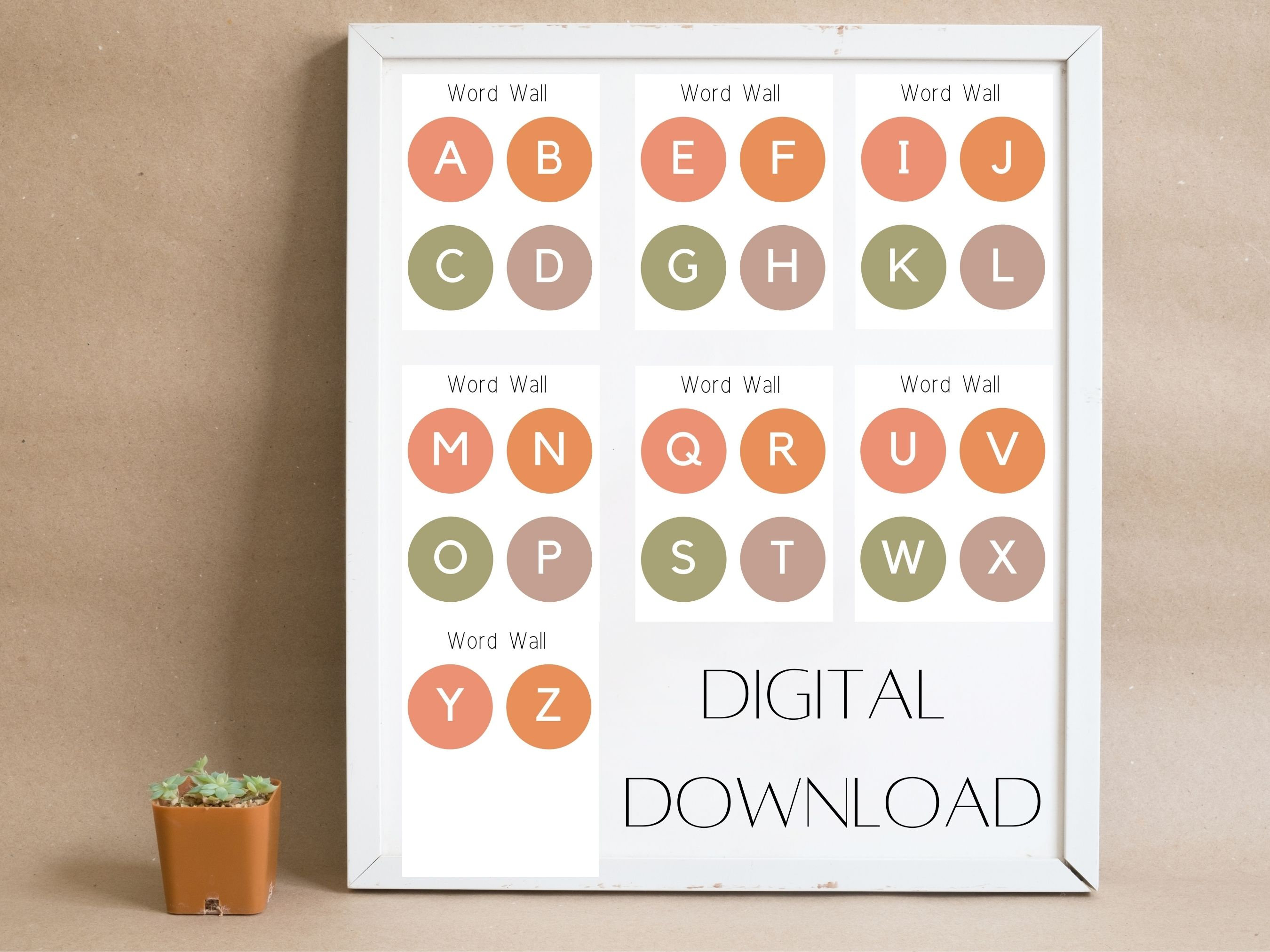 Boho Classroom Word Wall - Etsy