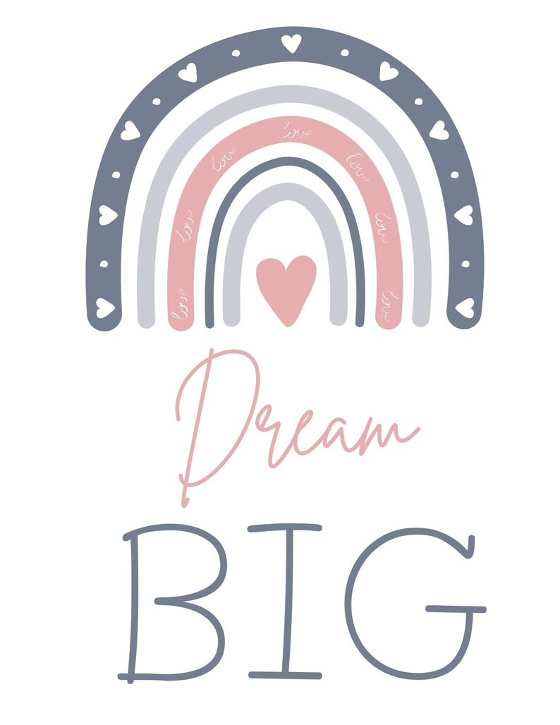 Printable Boho Rainbow Inspirational Posters Classroom Decor - Etsy