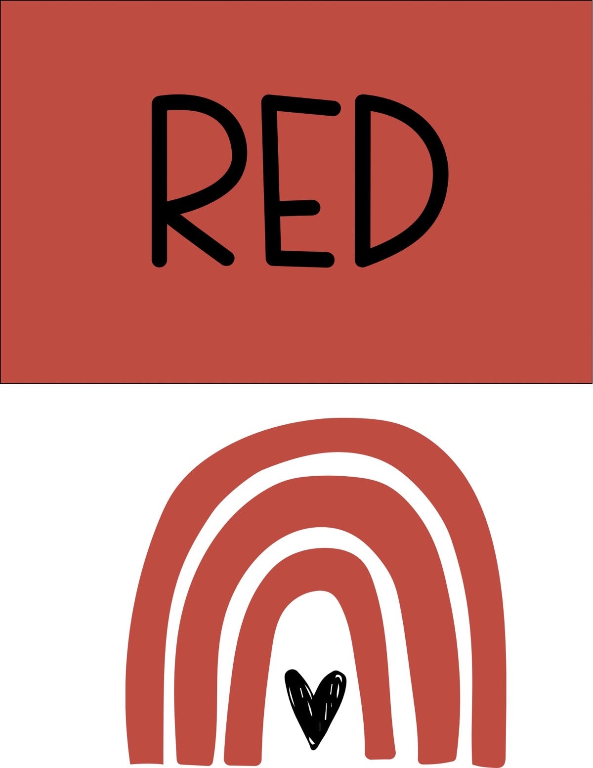 Carteles de color Boho Rainbow / Decoración neutral del aula Rainbow ...