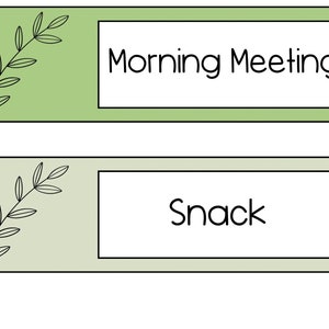 EDITABLE Printable Boho Plant Schedule Cards, Classroom Decor ...