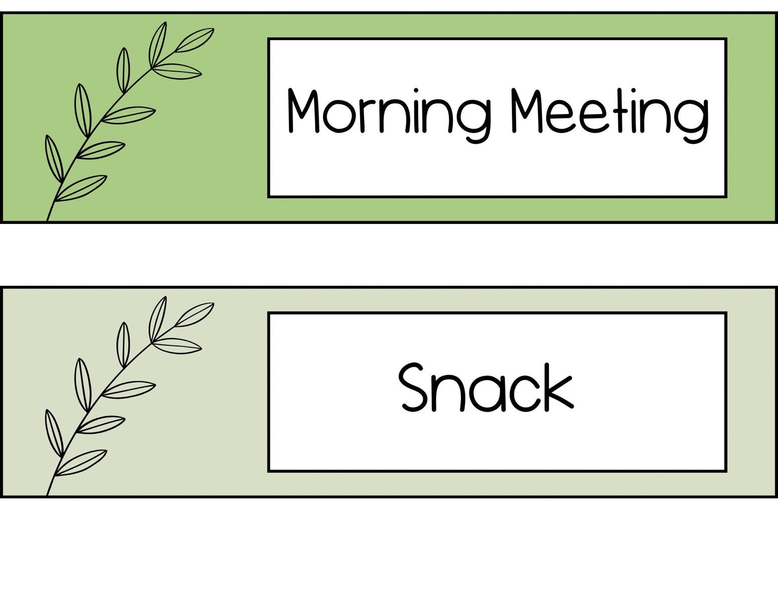 EDITABLE Printable Boho Plant Schedule Cards Classroom Decor - Etsy