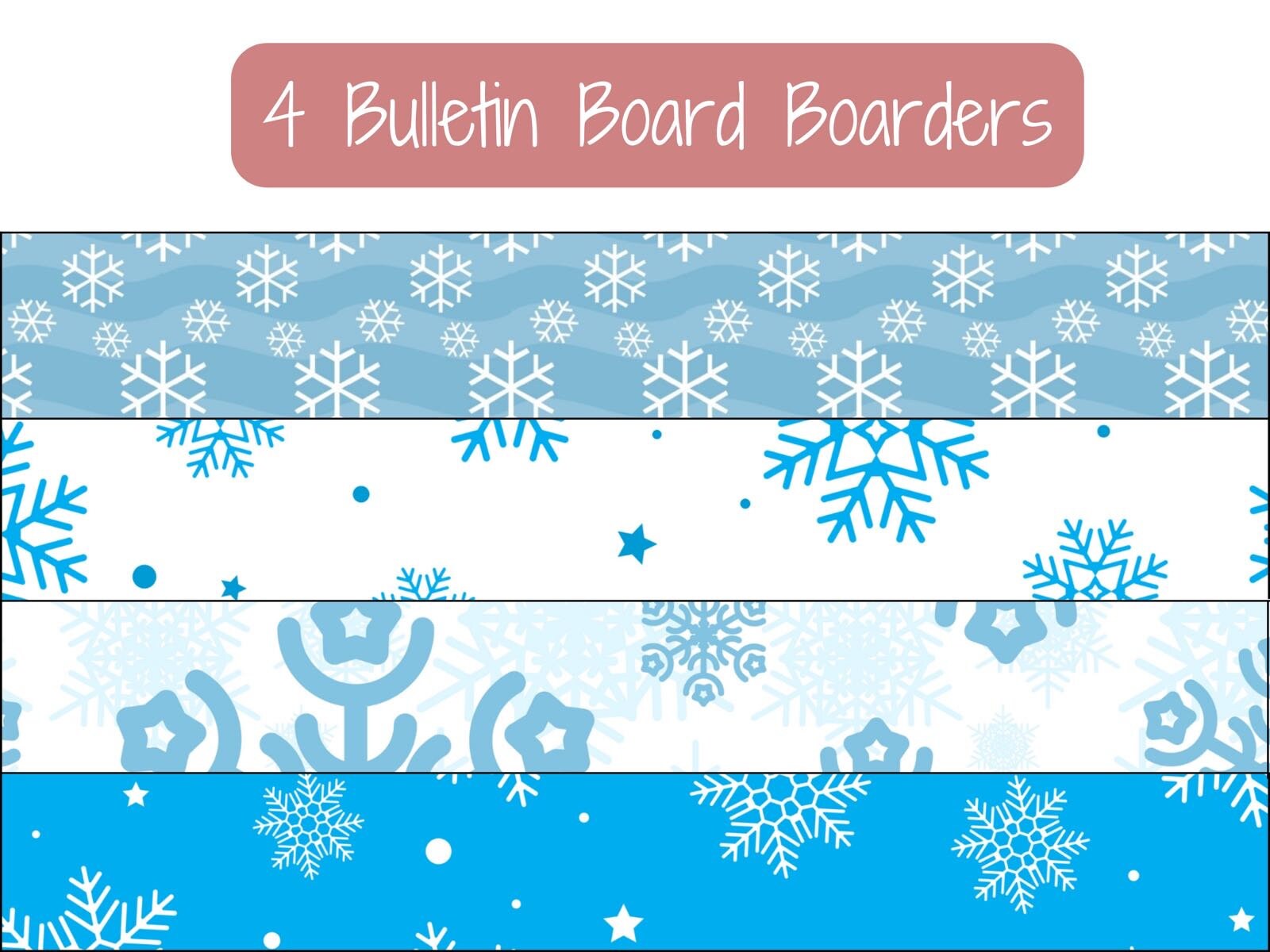 Hello Winter, Winter Bulletin Board Kit, Digital Download - Etsy