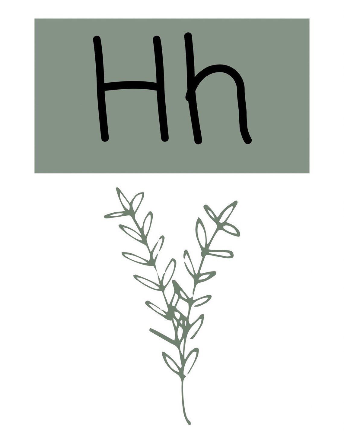 BOHO PLANT Alphabet Posters Neutral Rainbow Classroom Decor - Etsy