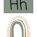 BOHO RAINBOW Alphabet Posters | Neutral Rainbow Classroom Decor ...