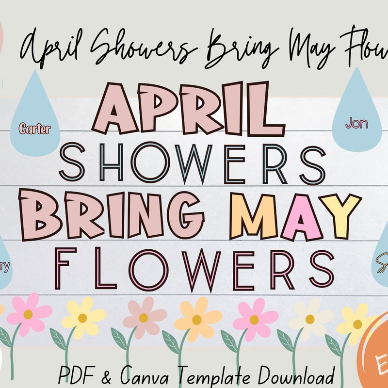 April Showers - Etsy