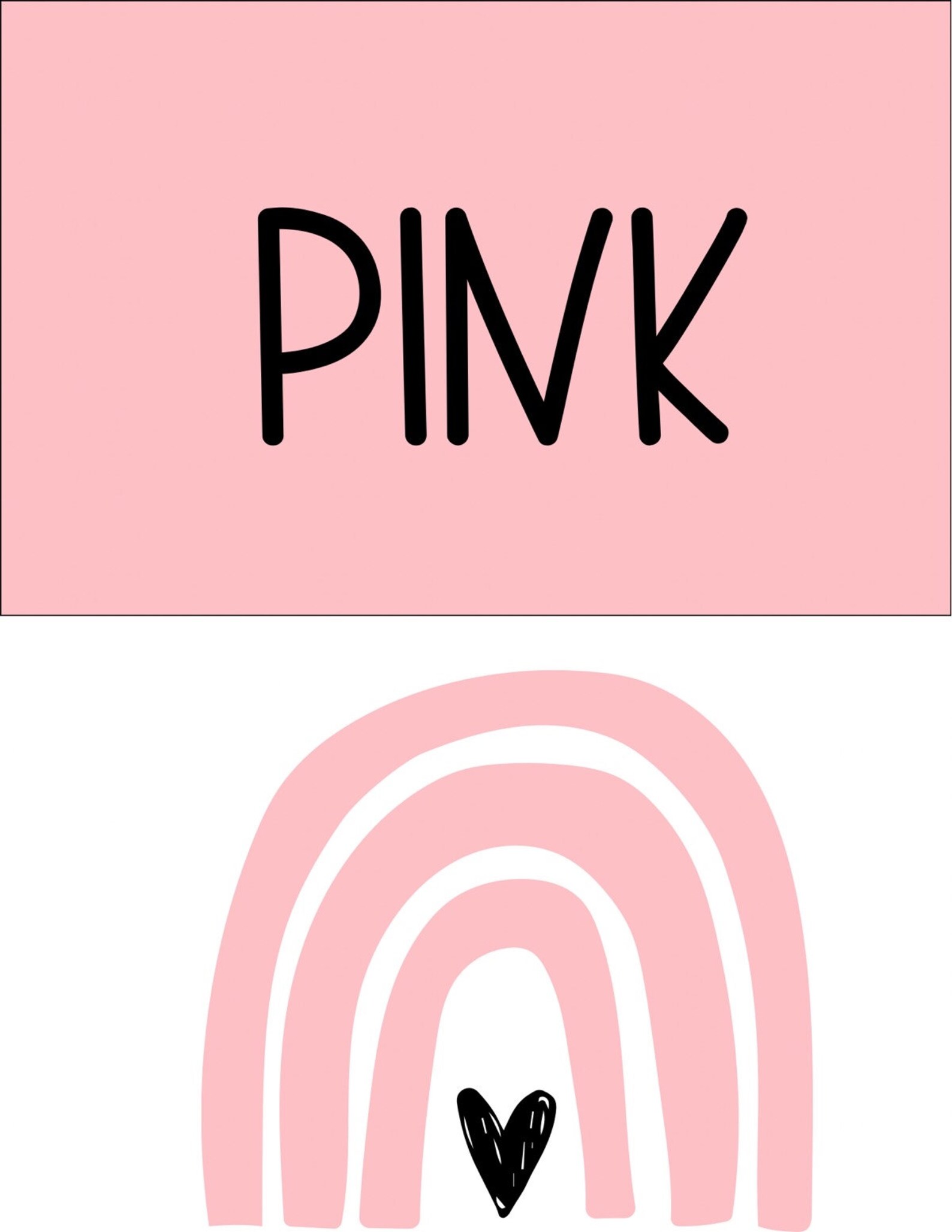 Boho Rainbow Color Posters Neutral Rainbow Classroom Decor - Etsy