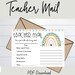 Boho Rainbow Teacher Toolbox Labels EDITABLE - Etsy