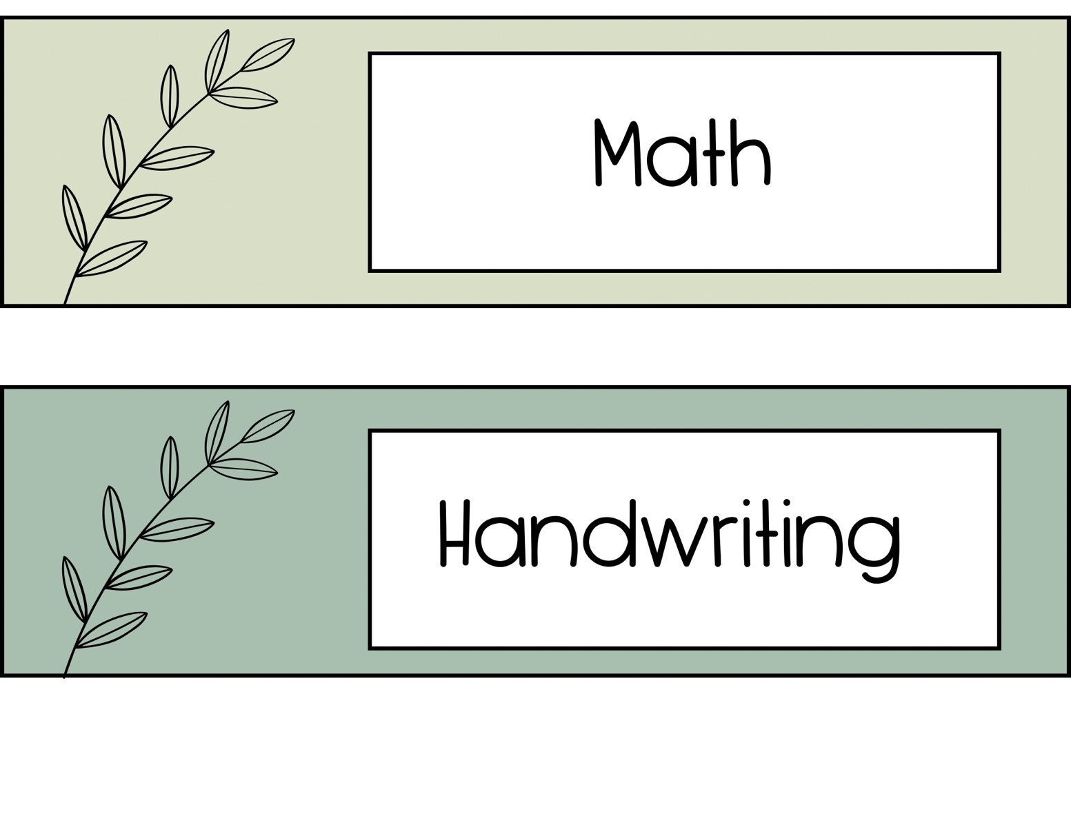 EDITABLE Printable Boho Plant Schedule Cards Classroom Decor - Etsy