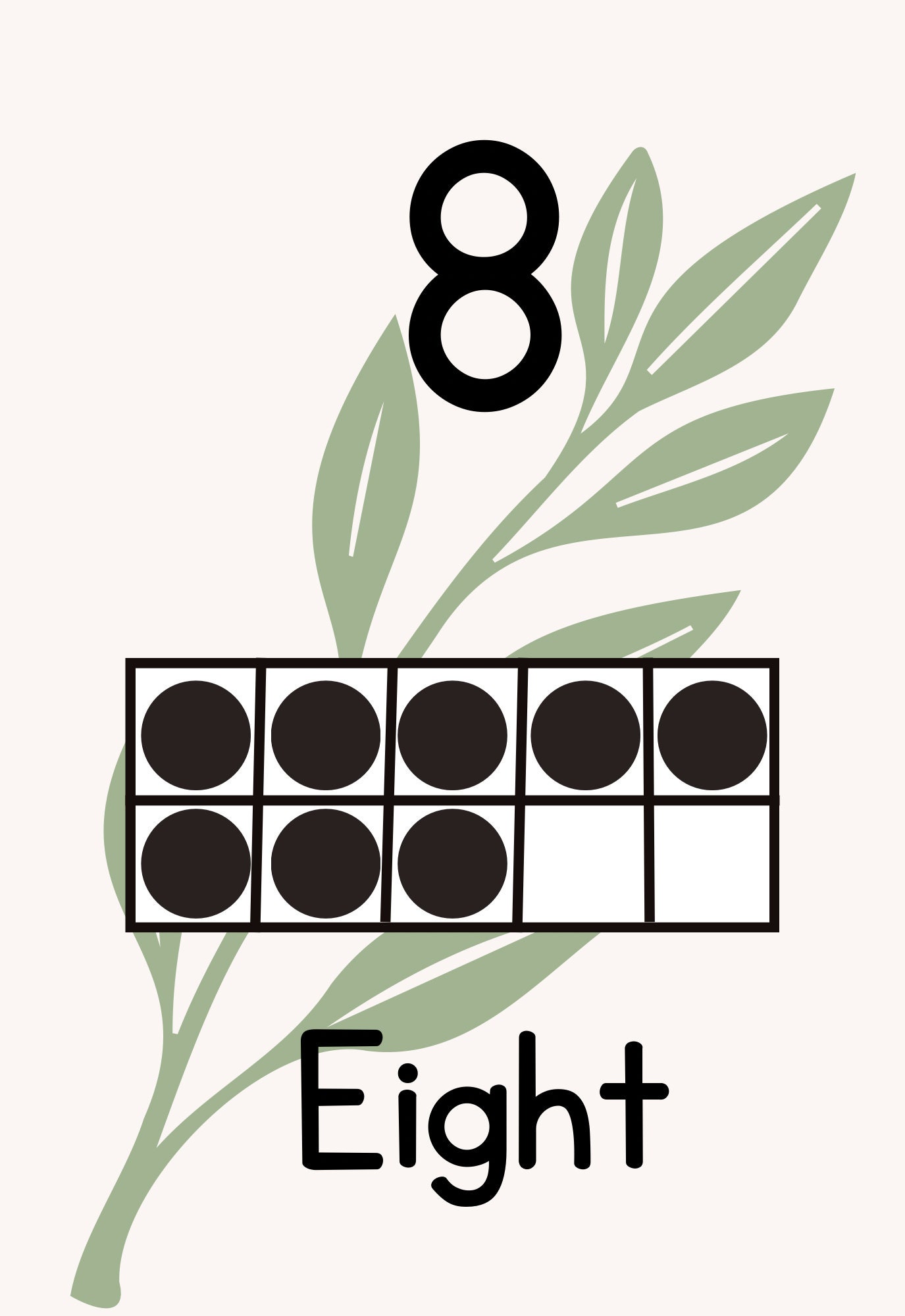 Plant Lover Numbers 1-10 Posters Digital Download - Etsy