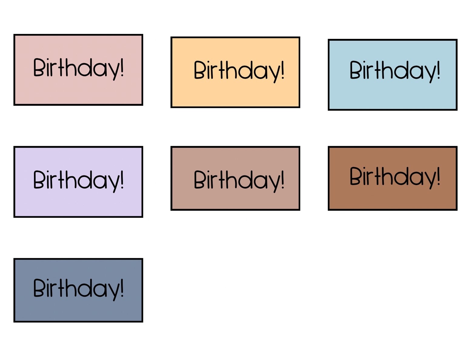 EDITABLE Printable Boho Rainbow Calendar Bundle, Classroom Decor ...