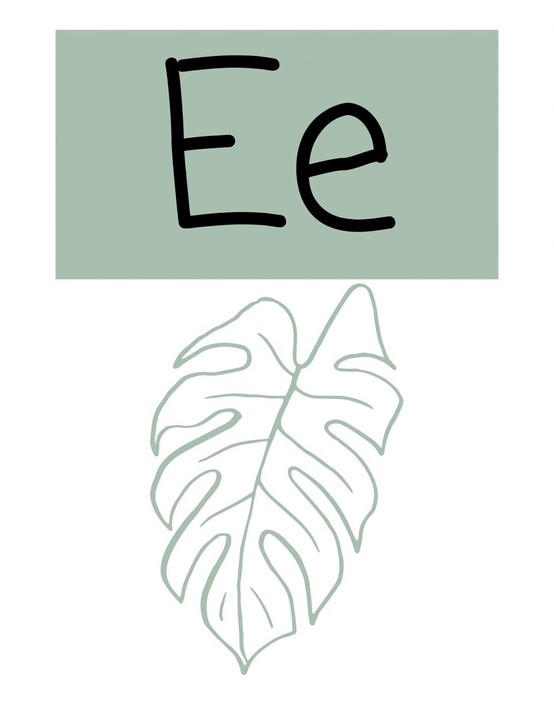 BOHO PLANT Alphabet Posters Neutral Rainbow Classroom Decor - Etsy