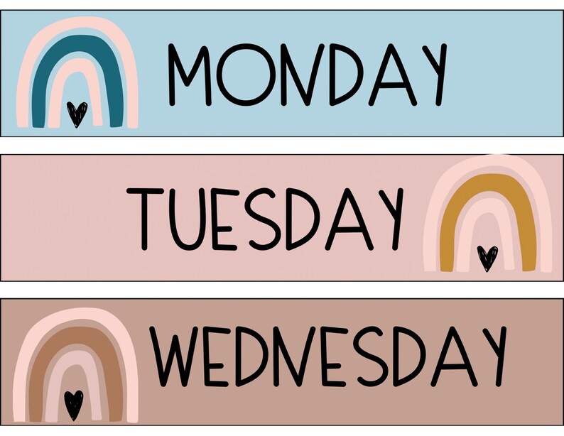 EDITABLE Printable Boho Rainbow Drawer Rolling Cart Labels, Classroom ...