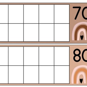 EDITABLE Printable Boho Rainbow Days of School Chart, Classroom Decor ...