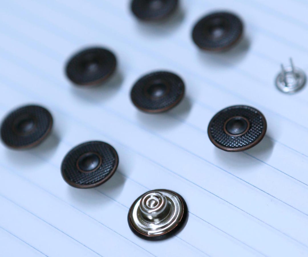Quality Button YKK Button for Jeans Make in USA Color Black - Etsy