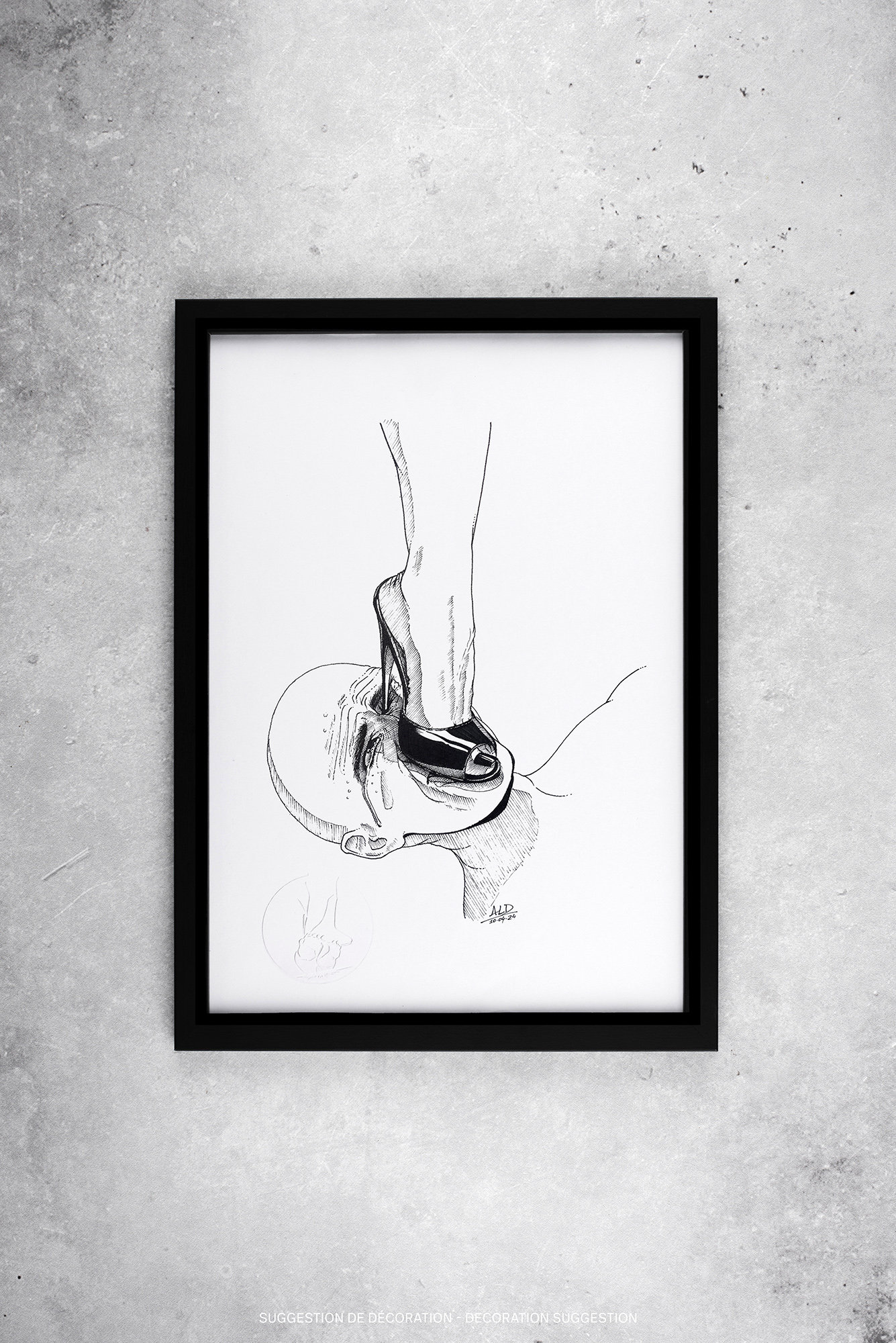 Femdom Art, Mistress, Slave, Intercourse Couple, Sexy Shoe, Drawing ...