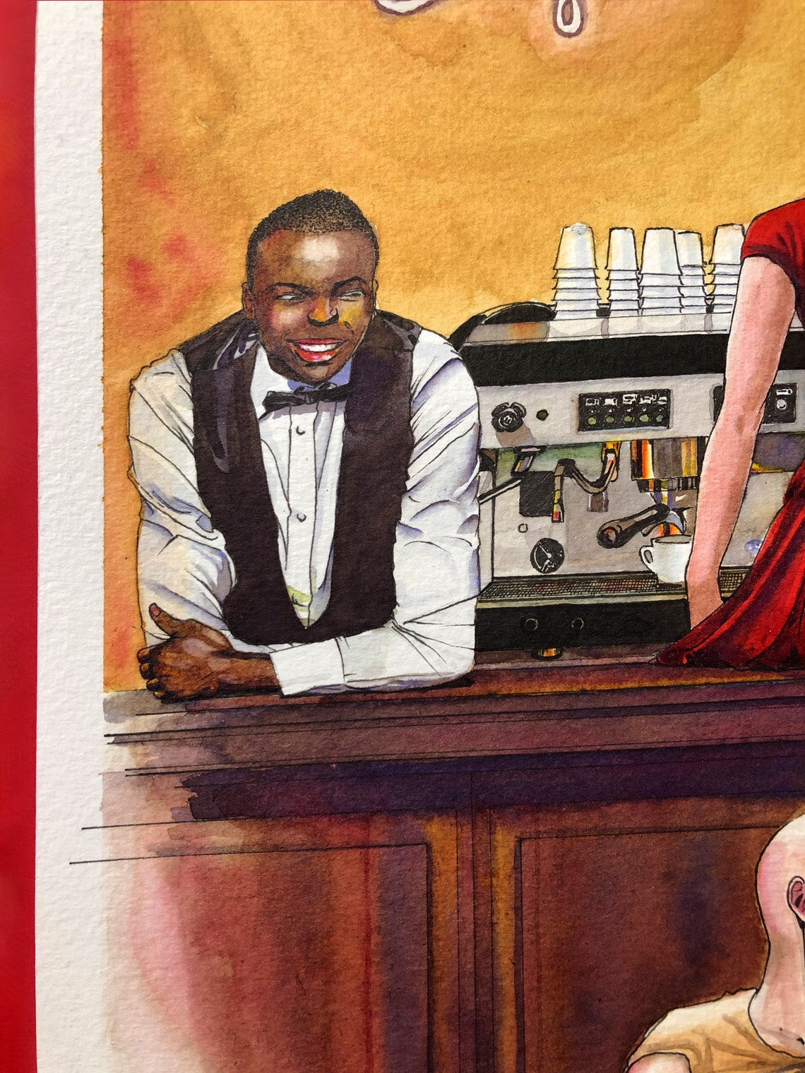 Shoes Licking Illustration, Femdom Art, High Heel Shoes, Public ...