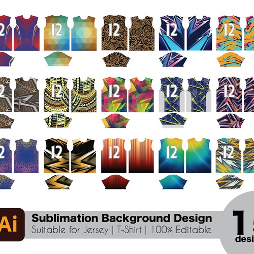 Jersey Background Sublimation Pattern Editable Design - Etsy