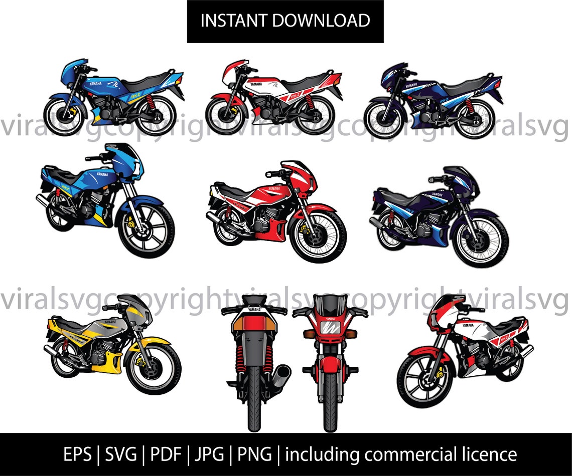 Bundle Motorcycle SVG, Motorbike Pod, Chopper Vector, Motorcycle ...