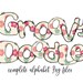 Groovy Alphabet PNG, Retro Alpha Doodle, Alpha Doodle PNG, Groovy Alpha ...