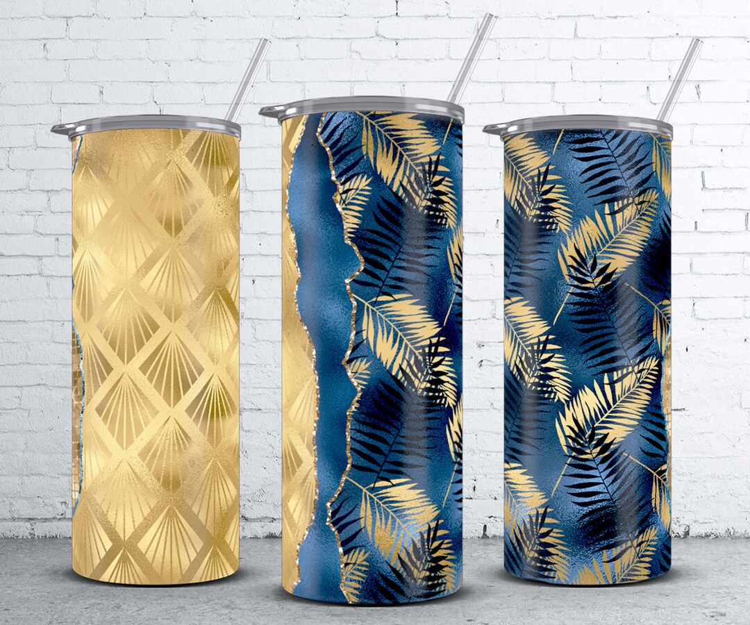 Seamless Tumbler Wrap Luxury Elegant Marble Agate Tumbler - Etsy