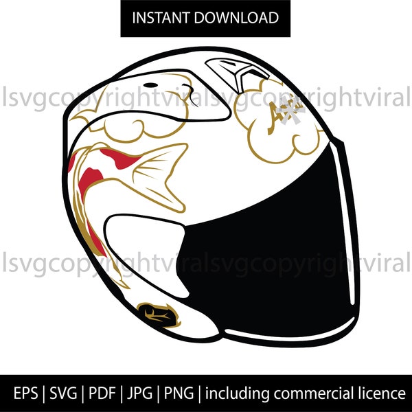 Race Helmet Svg - Etsy
