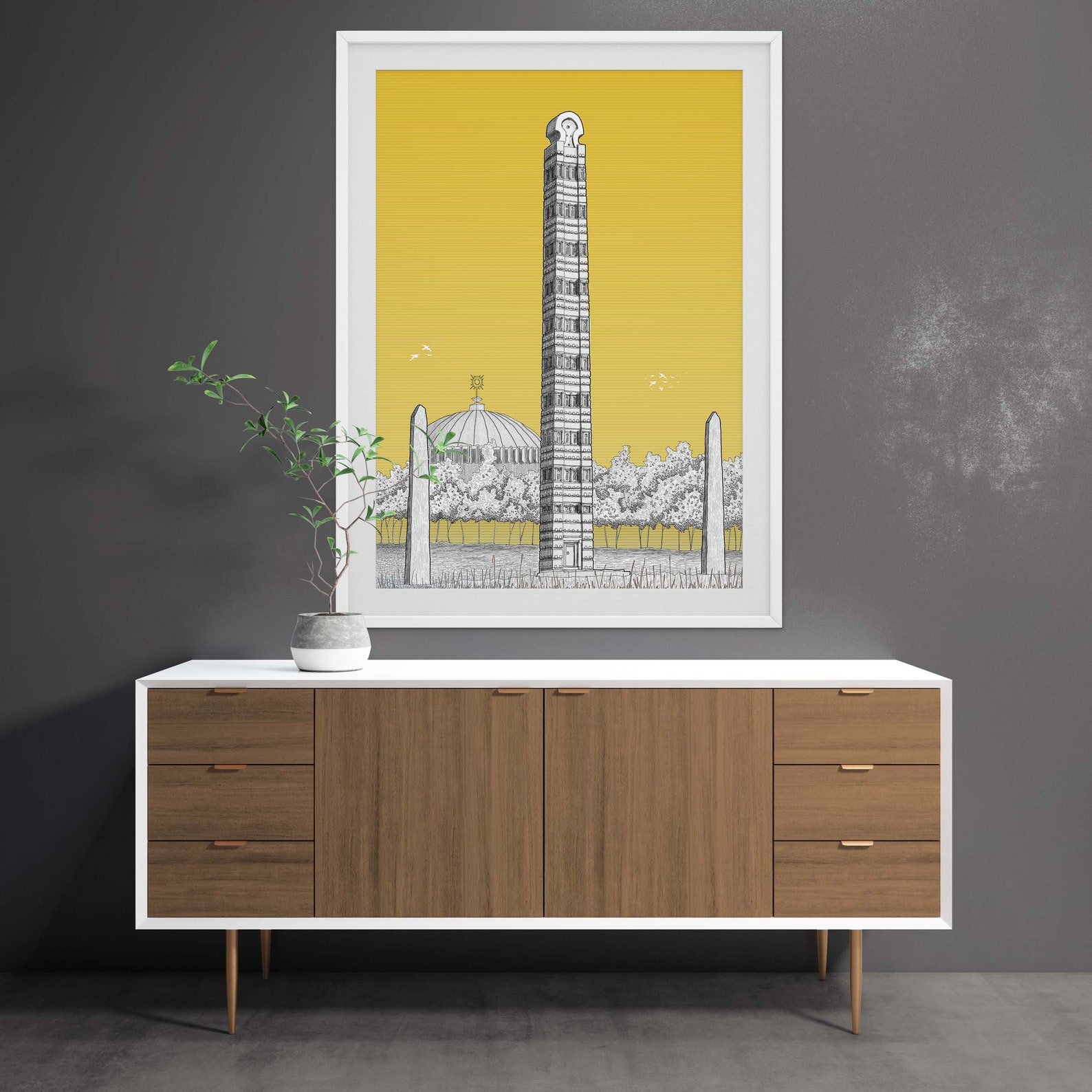 Axum Obelisk, Aksum Poster, Axum, Ethiopian Art, Axum Zion, Axum Art ...