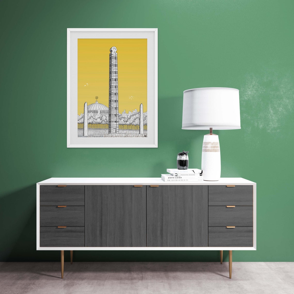 Axum Obelisk, Aksum Poster, Axum, Ethiopian Art, Axum Zion, Axum Art ...