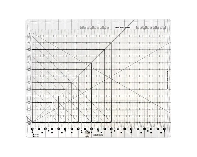 XL Stripology Ruler by Creative Grids Ruler Size 18x22 Rotary Cutter ...