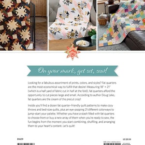 Stashtastic 2 by Doug Leko for Martingale Books 12 Fat Quarter Friendly Quilt Patterns in an 80 ...