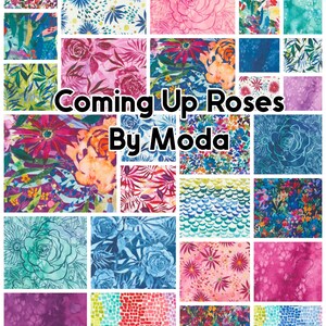 Coming up Roses Jelly Roll (2.5" Strips) by Create Joy Project for Moda ...