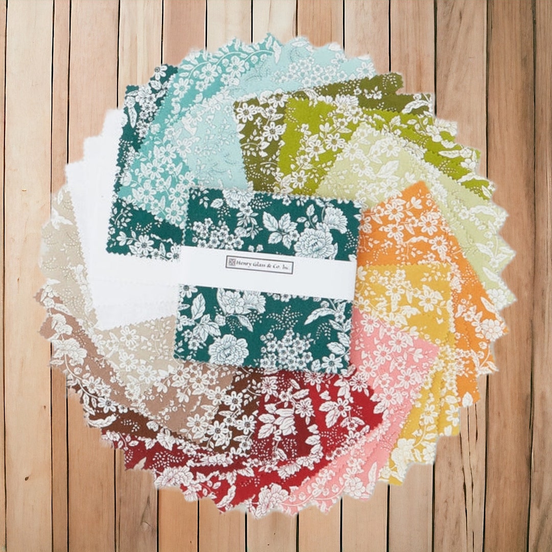 Tranquility 10in Squares (layer Cake) 42pcs by Kim Diehl for Henry ...