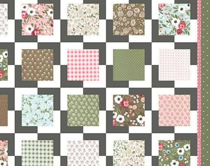 Iconic Quilt Pattern 78.5"x78.5" by Lella Boutique, Layer Cake Friendly ...
