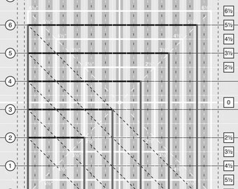 XL Stripology Ruler by Creative Grids Ruler Size 18x22 Rotary Cutter ...