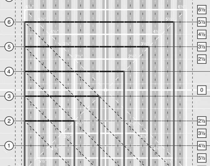 XL Stripology Ruler by Creative Grids Ruler Size 18x22 Rotary Cutter ...