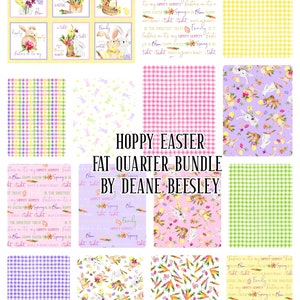 Hoppy Easter Fat Quarter Bundle by Deane Beesley for P & B Textiles ...