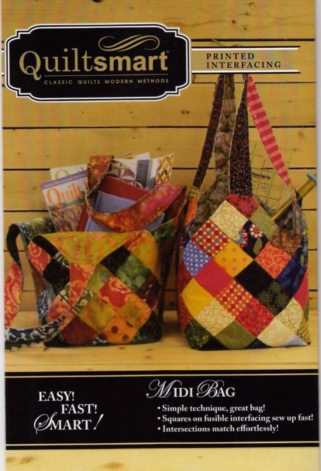 Midi Bag by Quiltsmart - Pattern and Interfacing Included (includes ...