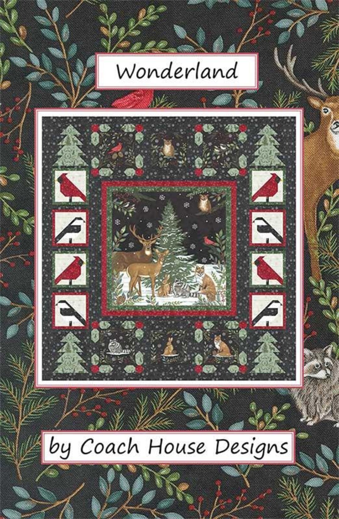 Wonderland Quilt Kit 48x50 Featuring Woodland Winter by Deb Strain for ...