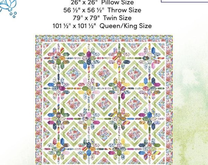 Garden Lattice Quilt Pattern 4 Size Variations by Create Joy Project ...