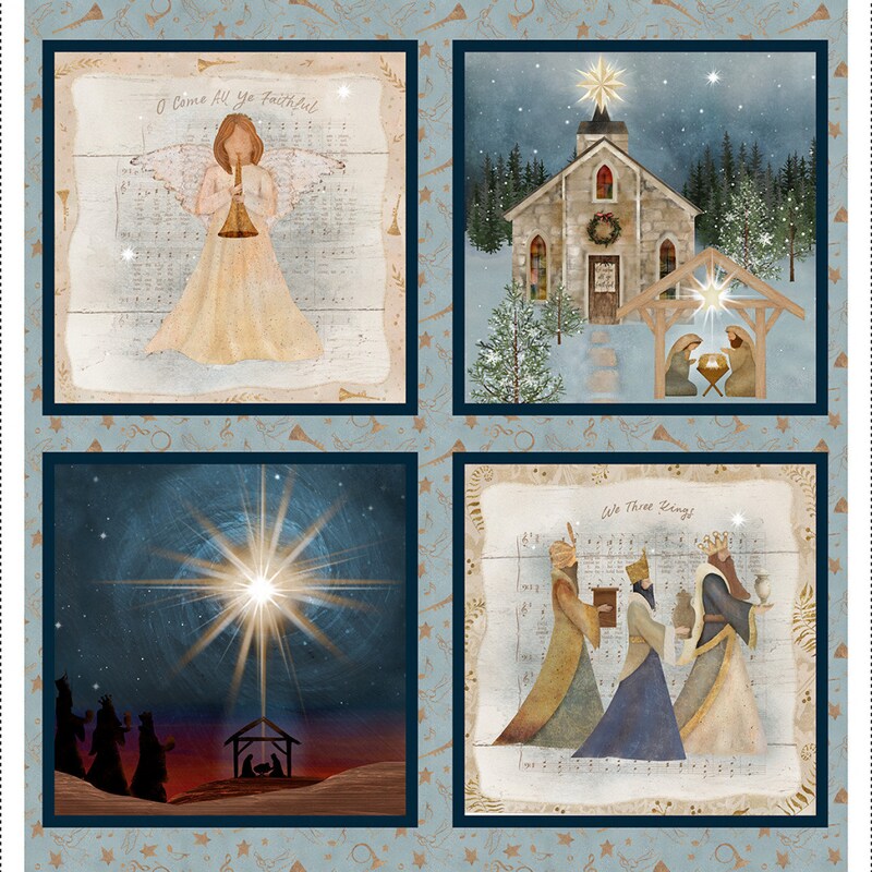 Christmas Fabric Panels - Etsy