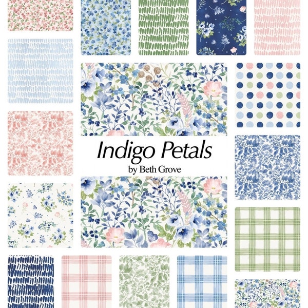 Pastel Flower Fabric - Etsy