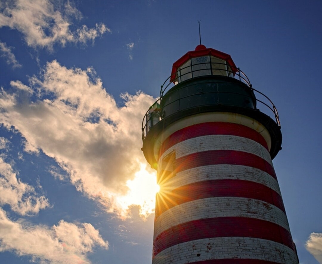 Shining Through at West Lighthouse Digitally Printed Panel 36"x44" by ...