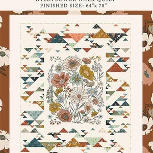 Wildflower Walk Quilt Pattern 62x75 by Fancy That Design House ...