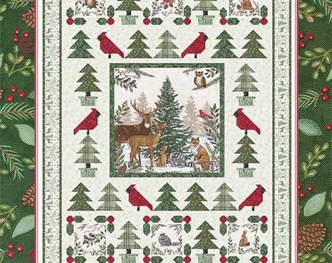 Winter Forest Quilt Pattern 51"x69" by Coach House Designs Featuring ...