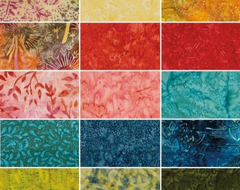 Expressions Batiks Tjaps Red Multi by Riley Blake Designs - Etsy